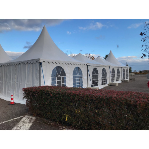 TENTES de RECEPTION - BARNUMS - CHAPITEAUX-PAGODE 5X5 - Solutions Tech ...